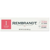 Rembrandt Intense Stain Whitening Toothpaste, Mint Flavored Dental ...