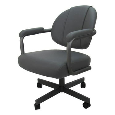 M-70 Swivel Metal Dining Caster Chair - Outlier Stucco Beige Fabric ...