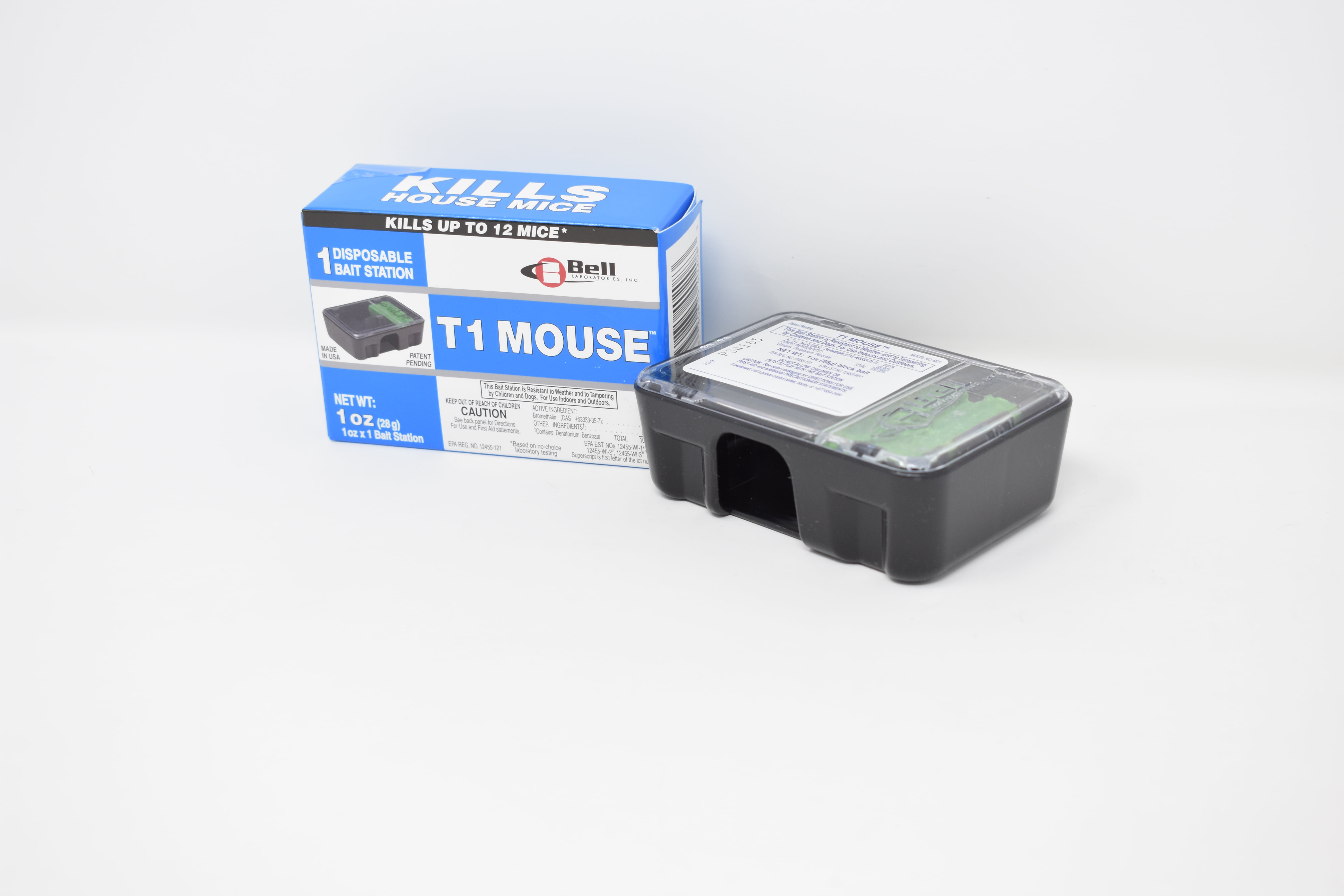 T1 Mouse -Single Pre-Baited Mouse Station by Bell Laboratories ...