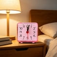 Lunxisen 4 Pcs Modern Minimalist Alarm Clock for Students Bedroom Wake ...