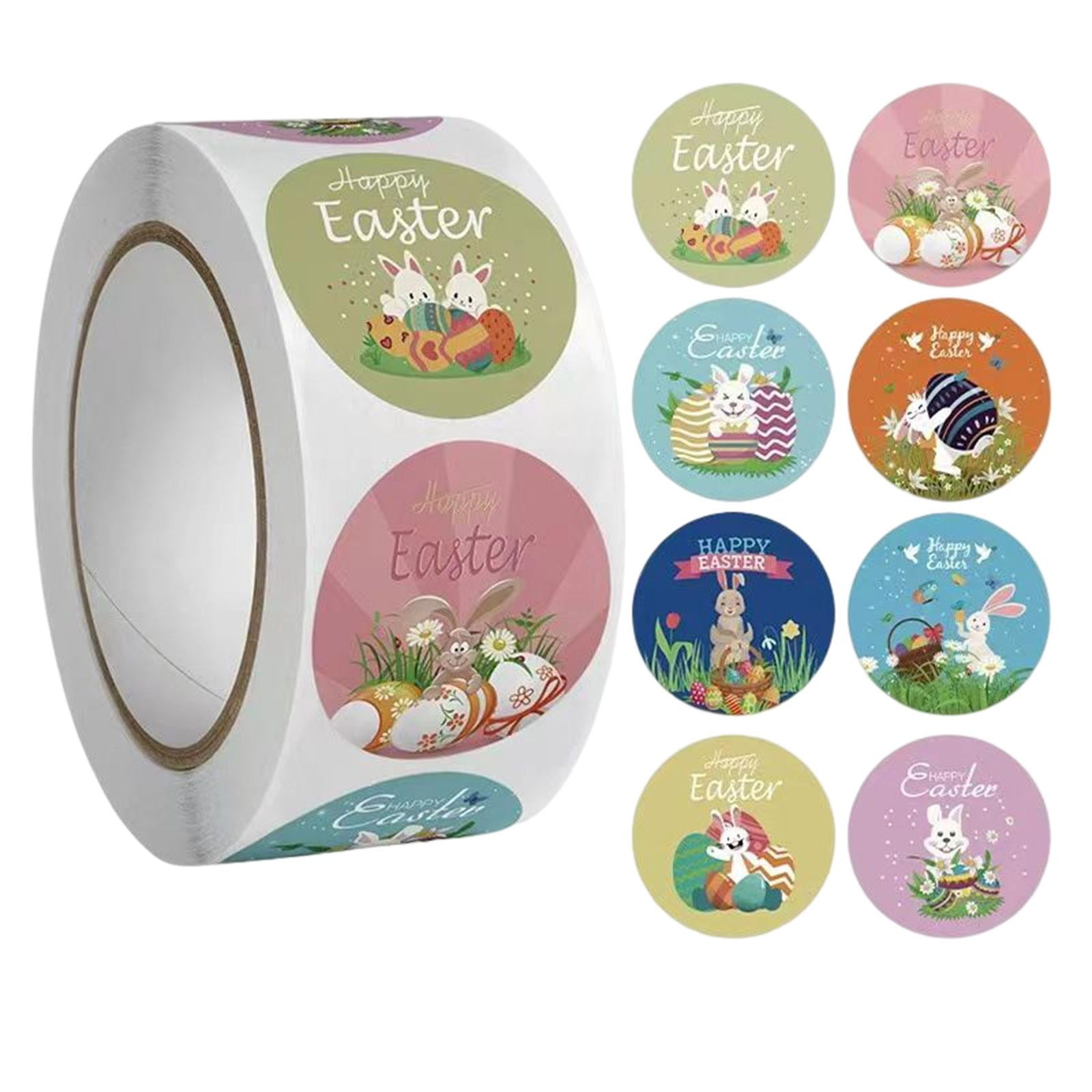 500x Easter Stickers Party Envelope Stickers Decorative Gift Sealing ...