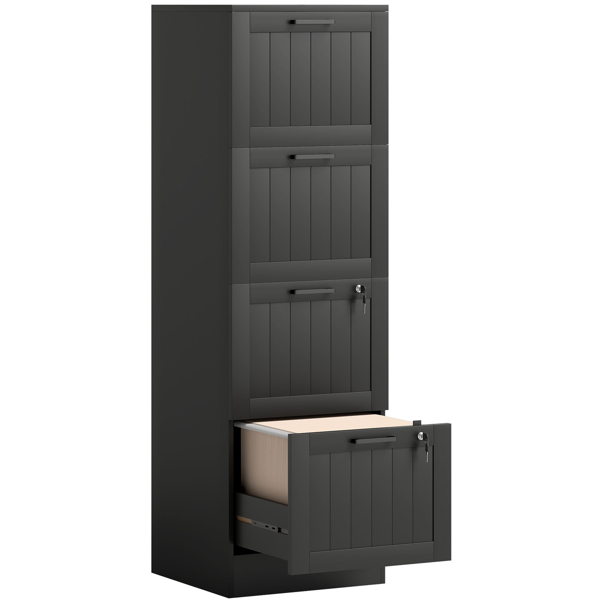 Click here for Homcom 4 Drawer File Cabinet With Lock Filing Cabi... prices