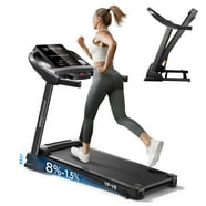 SuperFit Foldable Electric Treadmill, Compact Portable Home Running ...