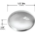 Slipstick Premium Cabinet Door Bumpers 1/2 Round Clear Adhesive Pads ...