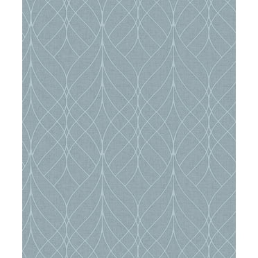 Shop Advantage Heidi Blue Watercolor Florals Wallpaper - Great Prices Await - Walmart.com