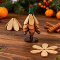 Kojanyu Tree-Shaped Wooden Insulating Mat – Foldable Heat-Resistant ...