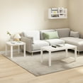 Furinno Classic Homey Small End Table for Living Room, White - Walmart.com