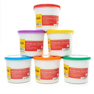 Creativity Street® Modeling Dough, 6 Assorted Colors - Walmart.com