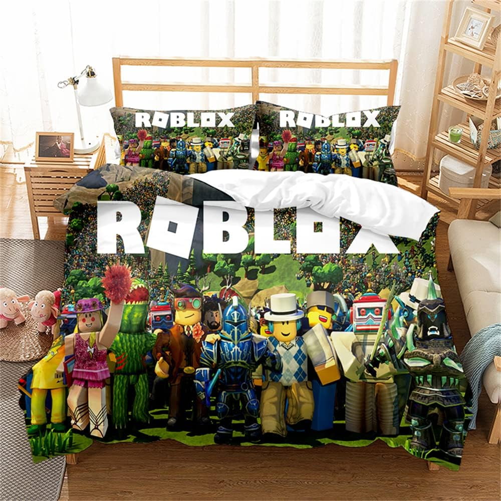 Click here for Yingd Duvet Cover Set 3pcs Roblox Bedding Set Soft... prices