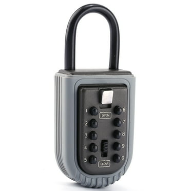 Key Lock Box Keys Storage Lock Box with 4 Digits Combination Resettable ...