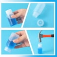 12 Pcs Pill Bottle Sample-Bottles Wide Mouth Reagent Bottle Plastic ...