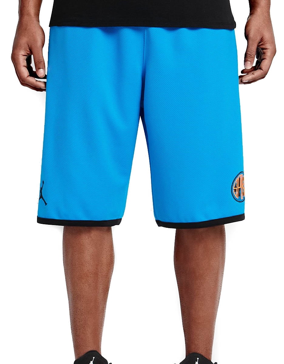 Jordan Spike Men's Dri-Fit Basketball Shorts Photo Blue - Walmart.com
