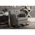 Baxton Studio Bethany Modern and Contemporary Gray Fabric Upholstered ...