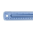 "Westcott Colored Finger Grip Ruler, 12"", Metric & Imperial, Plastic ...