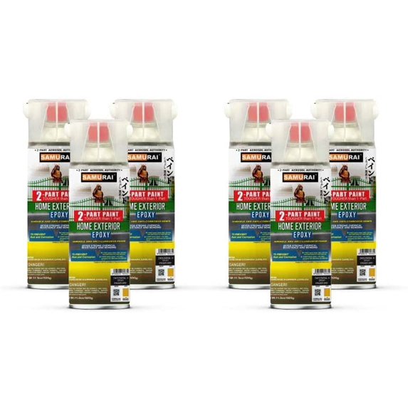 Samurai 2-Part Spray Paint Epoxy Primer for Home Exterior (Metal Primer ...