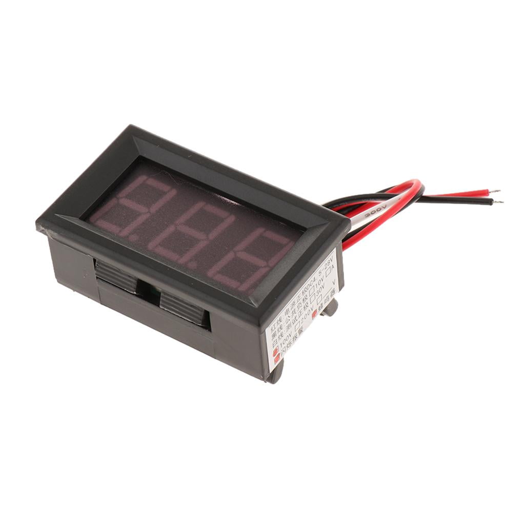Mini voltímetro digital de 0,56 pulgadas, CC V, medidor de probador de ...