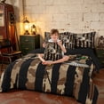 Manfei Camo US Flag Full Size Bedding Sets, Hunting Mallard Duck Full ...