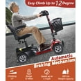 EazinGo Lightweight Mobility Scooter, 4 Wheel, Foldable for Disabled ...
