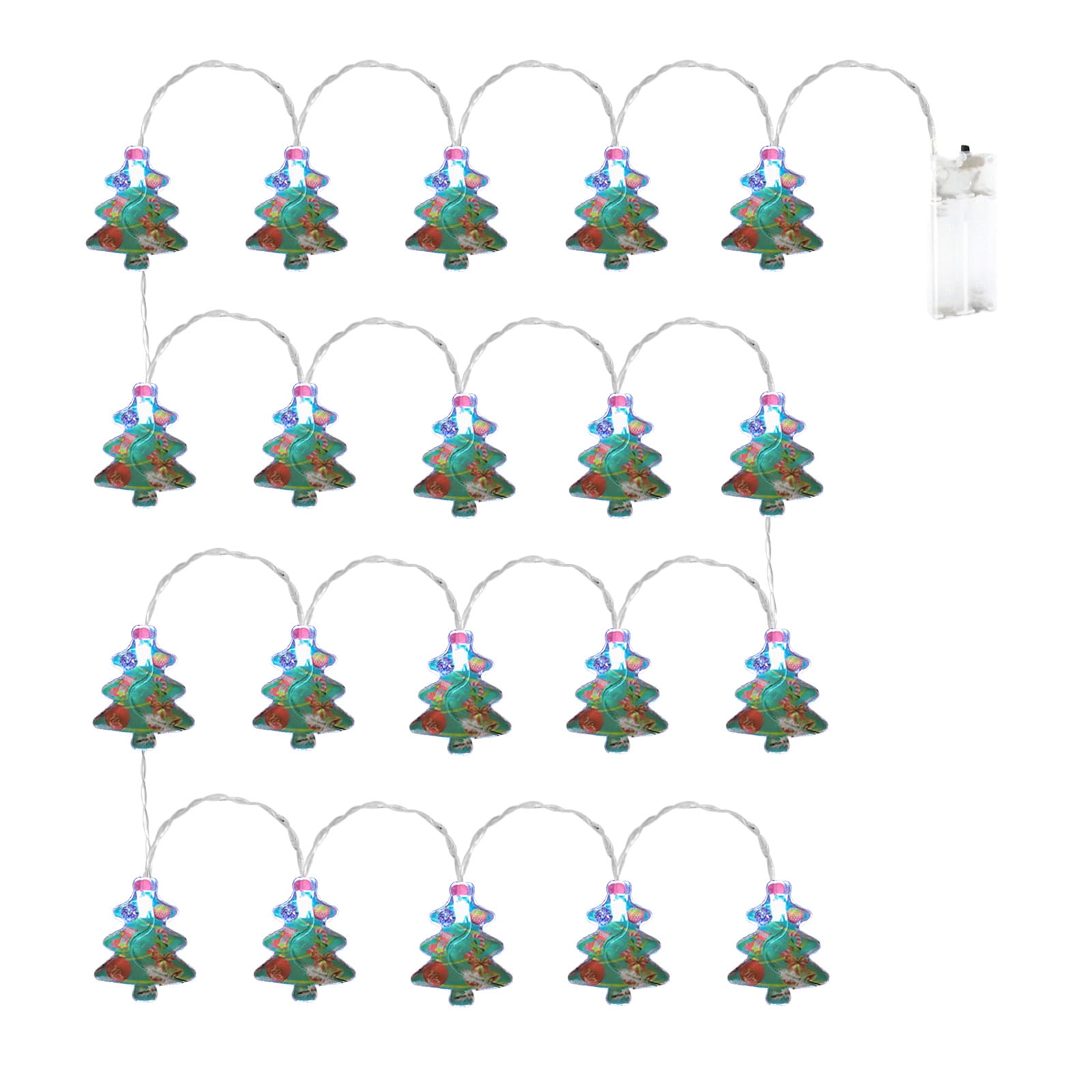 Wovilon Led Light Strips Snowman Santa Claus Christmas Tree Holiday Led ...