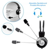 Pyle PHPMCU10 - Multimedia/Gaming USB Headset With Noise-Canceling ...