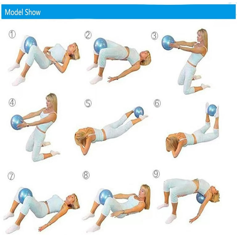 Yoga Exercises With Small Pilates Ball Exercise Ball Small,Pilates Ball ...