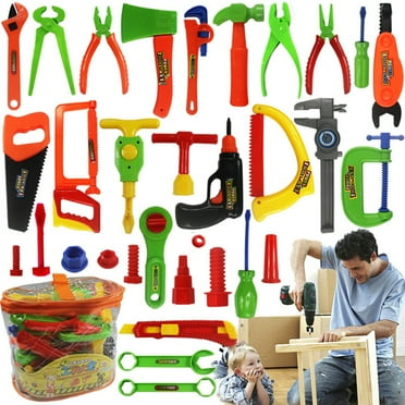 Fisher-Price DIY Tool Belt with Pretend Tools for Toddler and Preschool ...