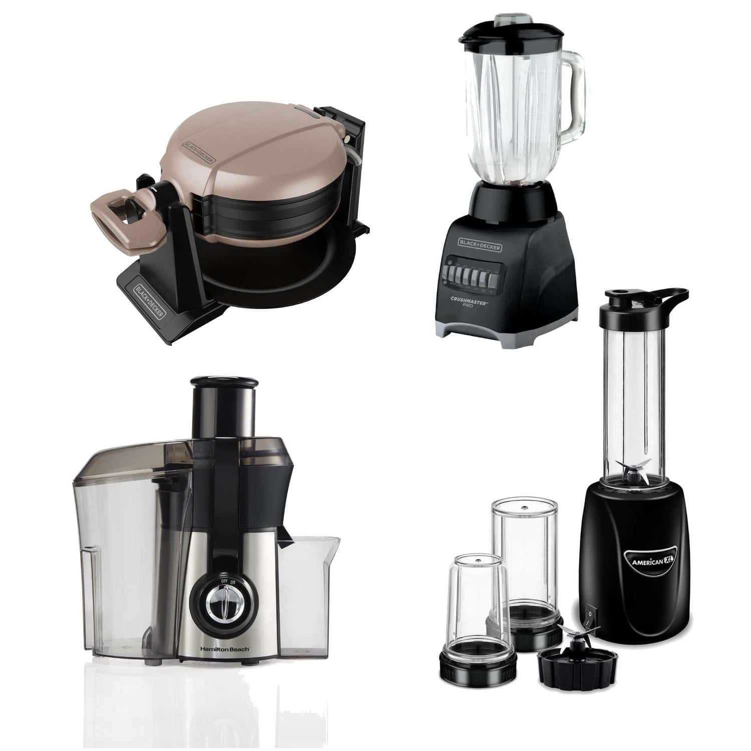 COMBO EXTRACTOR NUTRI PROCESADOR LICUADORA Y WAFLERA | Walmart en línea