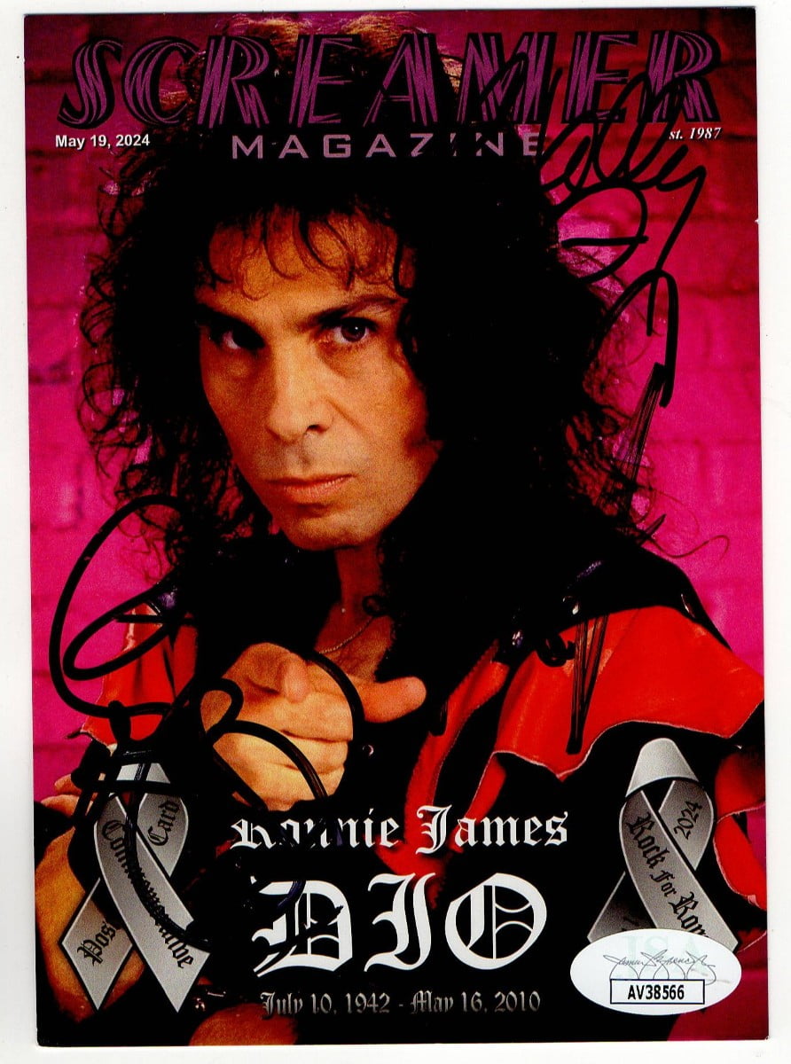 Rudy Sarzo Johnny Kelly Alex Grossi Signed Autograph Small Photo Dio ...