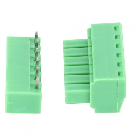 10 Pairs 6 - Pin Screw Terminal Block 15EDG 3.81mm Male Female ...