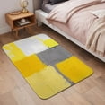 Abstract Street Art Front Door Mat Indoor Entrance, Yellow Gary Color ...