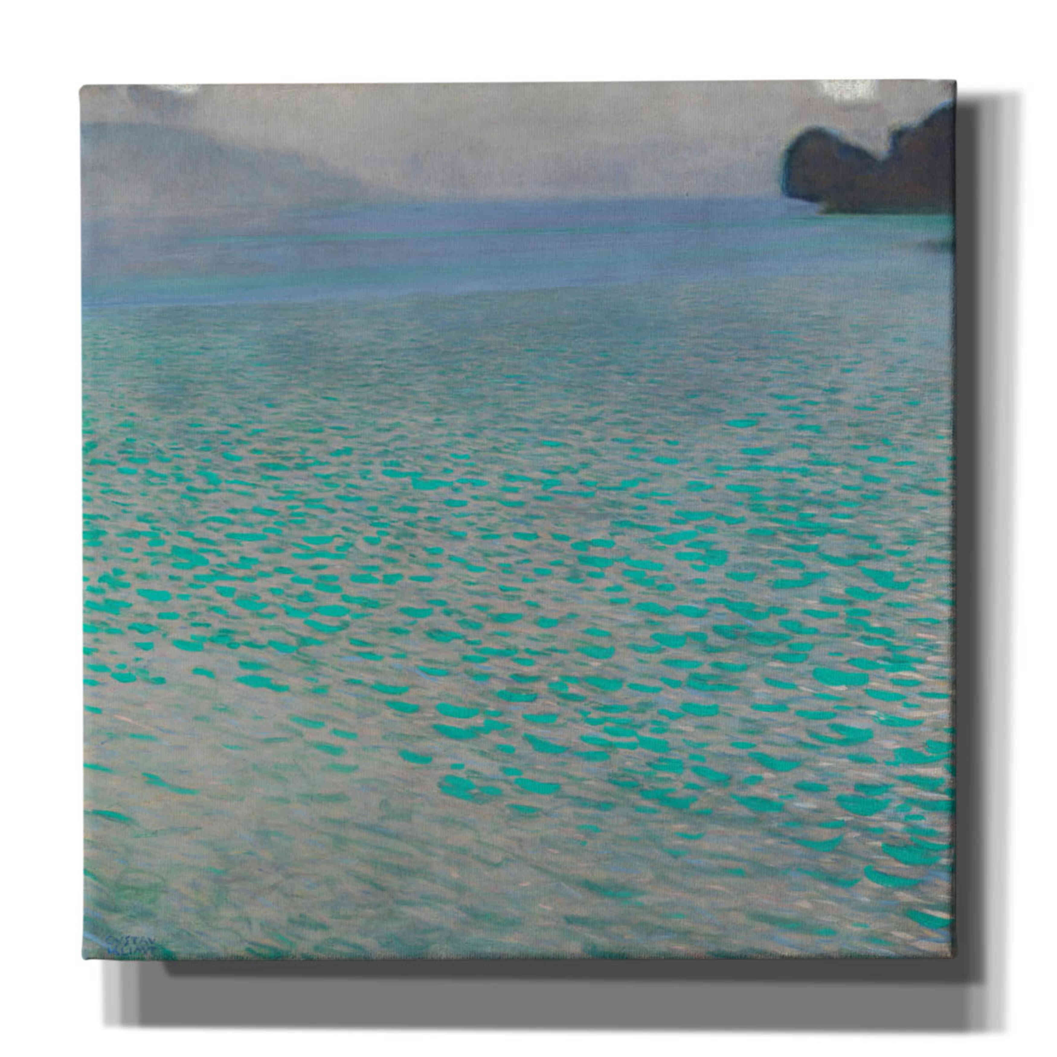 Epic Graffiti 'Attersee' by Gustav Klimt, Giclee Canvas Wall Art, 12 ...