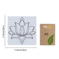 1sheet PET Plastic Drawing Painting Stencils Templates Square Creamy ...