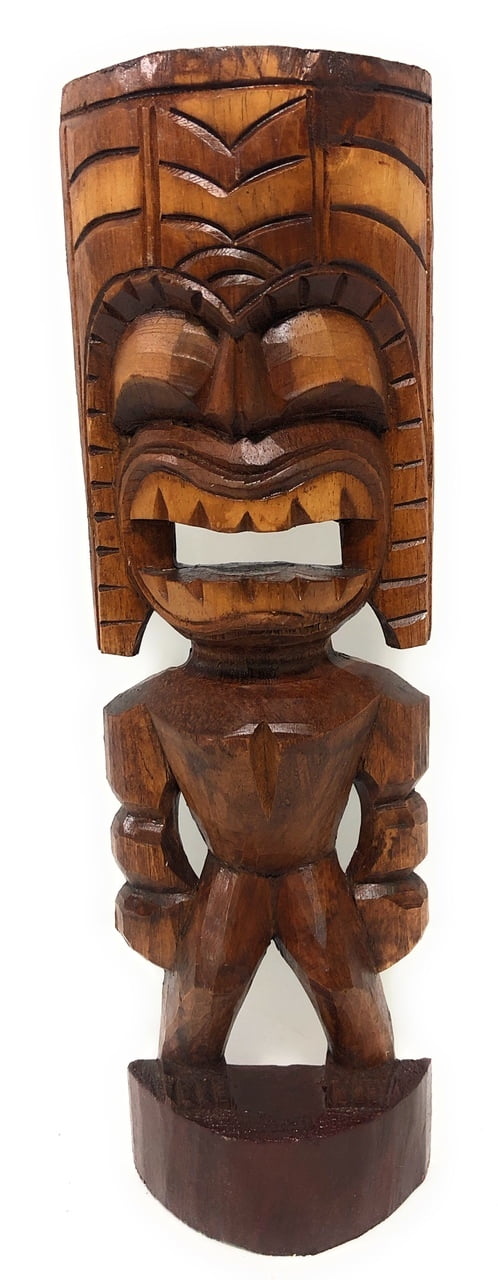 Big Kahuna Tiki 16" - Golden Oak Finish - Tiki Trophies | #bag15027e40 ...