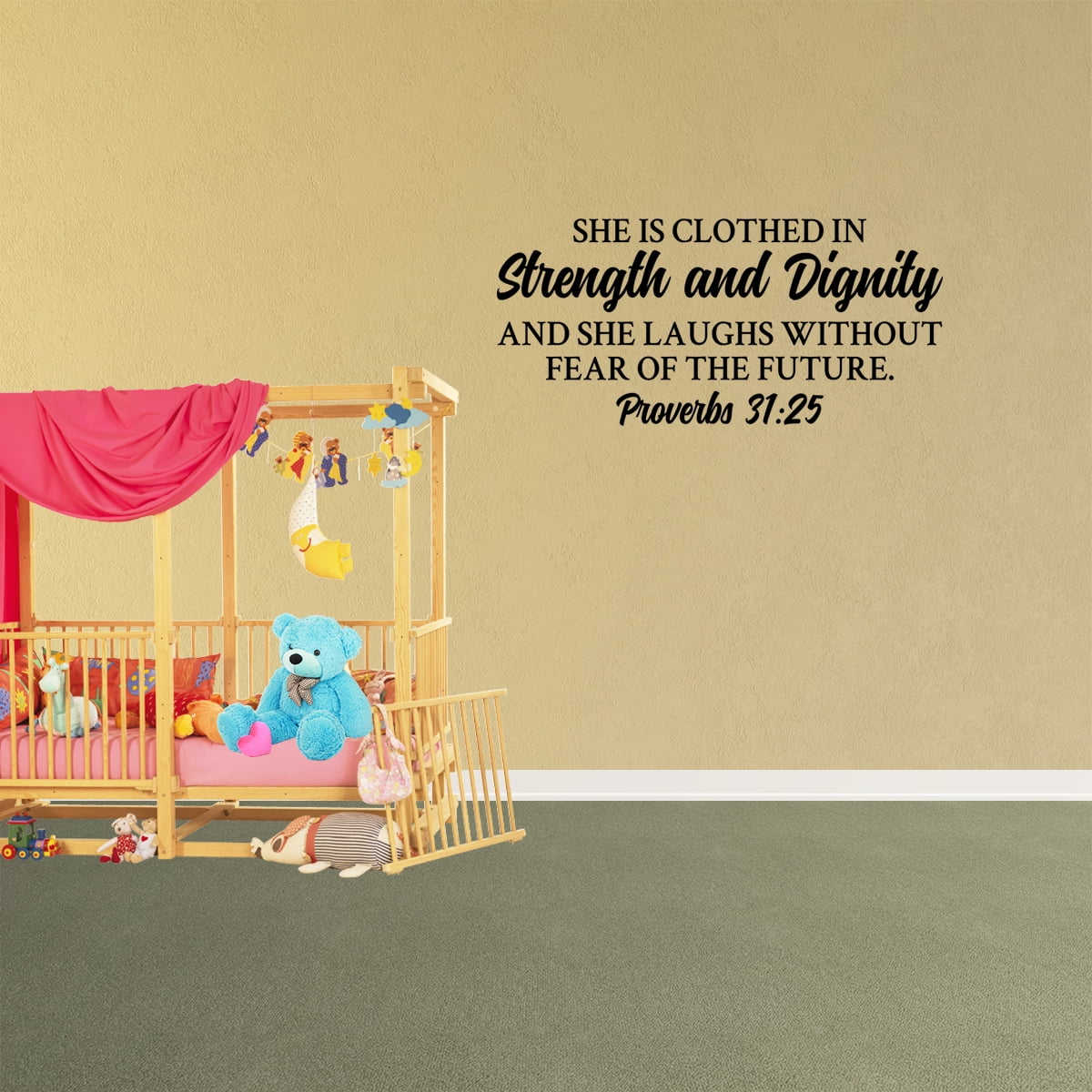 Empresal She Is Clothed In Strength And Dignity Proverbs 31:25 Bible ...