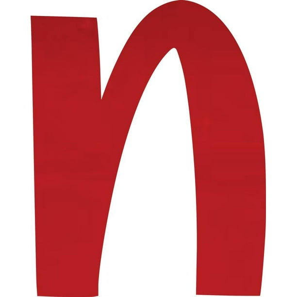 Acrylic Letter N Blank Craft, 10'' Tall Transparent Red Custom Wedding ...