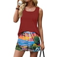 Stralyhd Two Piece Sets for Women Hawaiian Print 2026 Summer Sets Beach ...