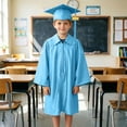 Byoo Toddler Boys' Graduation Gown and Cap Set Solid Color Preschool ...