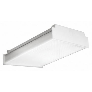 Columbia Lighting LED Wraparound Fixture,4 ft L,4477 lm LAW4-40LW-EDU ...