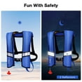 WARMOUNTS Automatic Inflatable Life Jacket w/ 2 Reflectors & Whistle ...