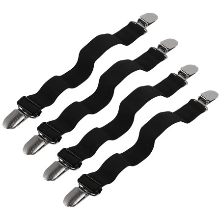 Bed Sheet Holder Straps, Corner Sheet Clips, Elastic Adjustable Sheet ...