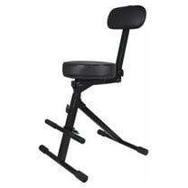 Gator Frameworks Folding Travel Guitar Seat with Backrest, Stand Chair ...