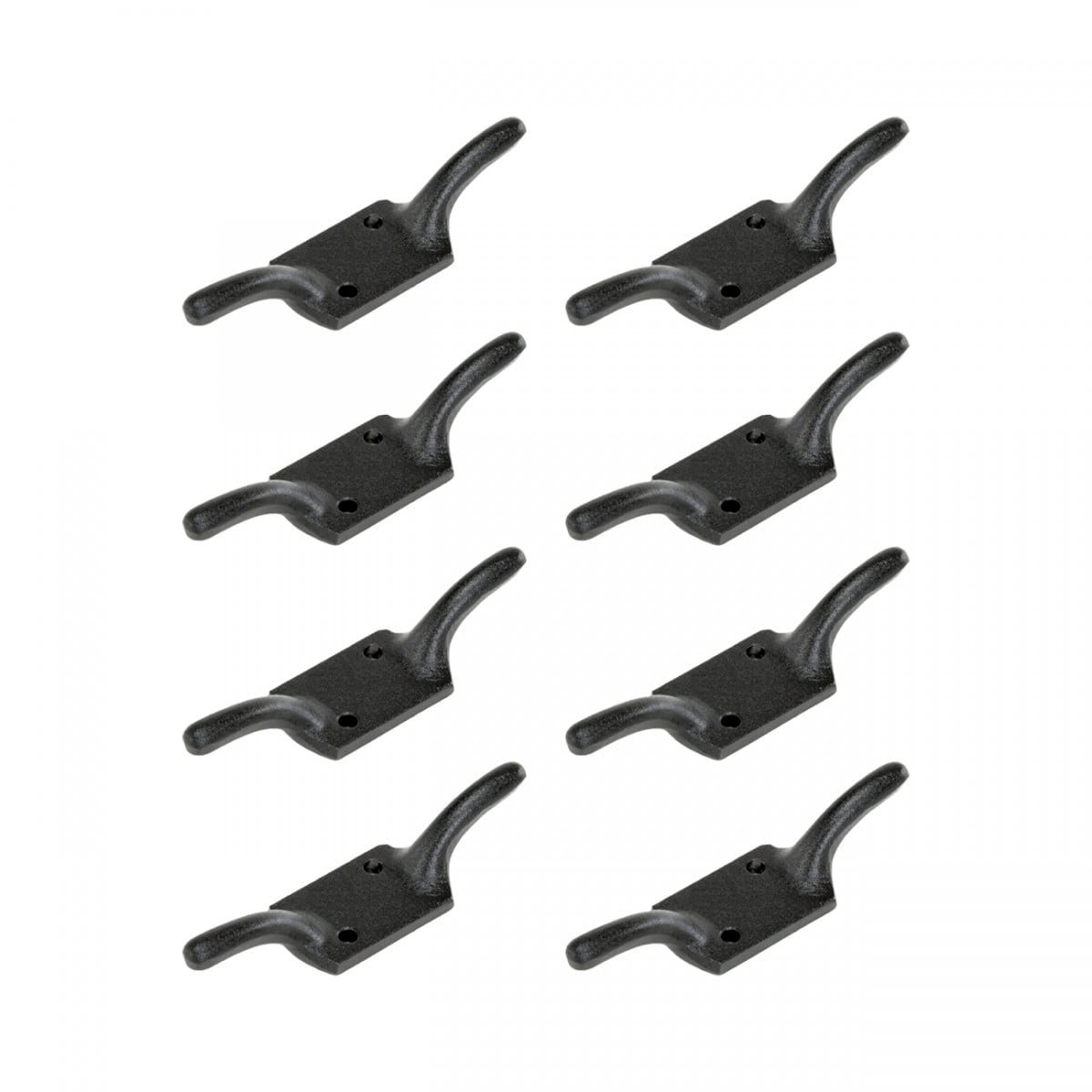 Renovators Supply Black Wrought Iron Window Cleat Hooks 4 in Cleat Hook ...