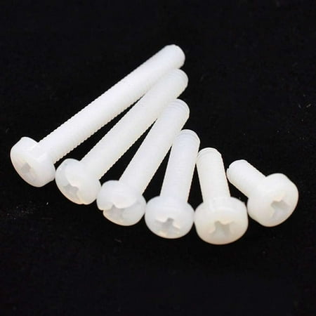ALmi Nylon Phillips Round Head M2 M2.5 M3 M4 M5 M6 M8 M10 Bolt Plastic ...