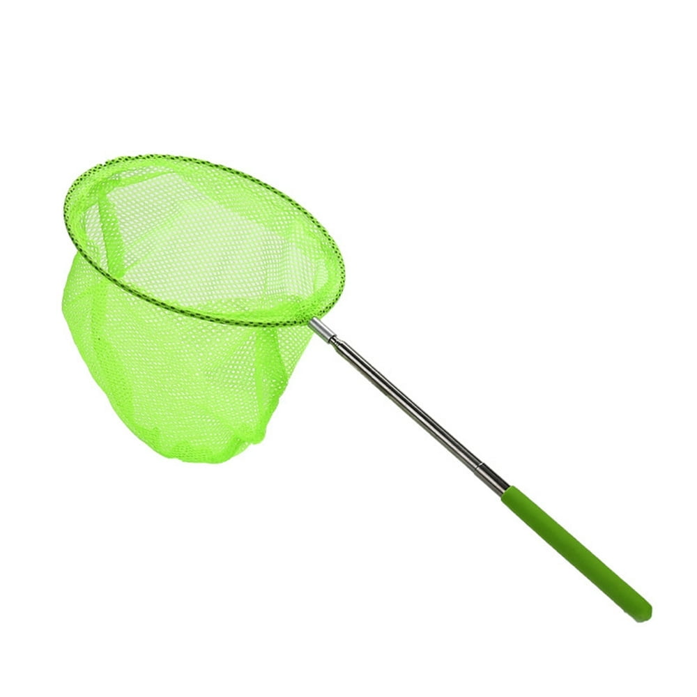 Kids Telescopic Butterfly Dragonfly Nets Extendable Fish Mesh Bags ...