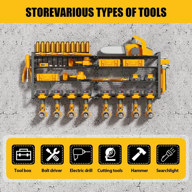 Tool Box Power With Charging Station And 8 Outlets Power Strips,8 Tool ...