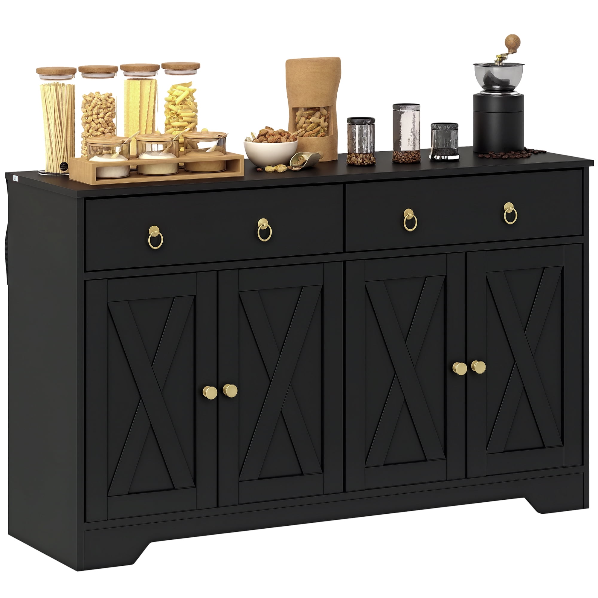 Click here for Homcom Sideboard Buffet Cabinet  Kitchen Cabinet W... prices