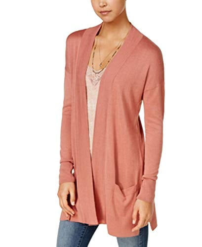 Hippie Rose Juniors' Open-Front Duster Cardigan (Velveteen, L ...