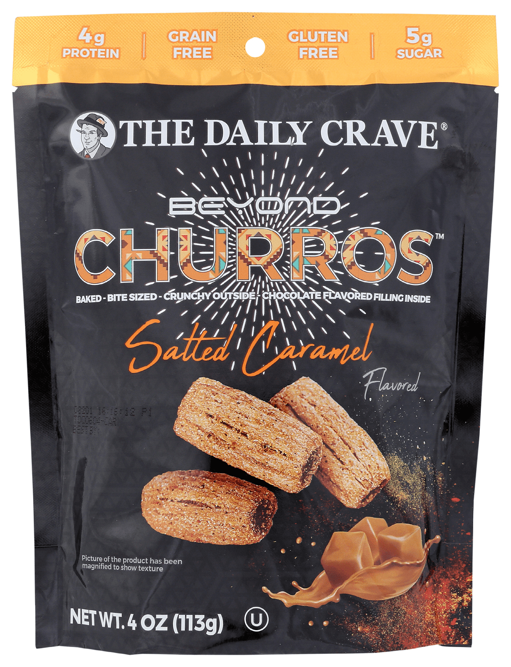 The Daily Crave Beyond Churros Salted Caramel Gluten Free, .4oz (Pack ...