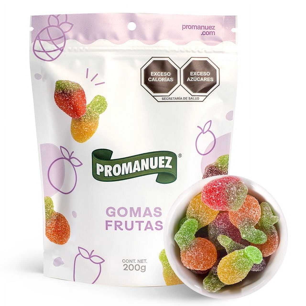 Promanuez Gomas Frutas 200 Gr | Walmart en línea