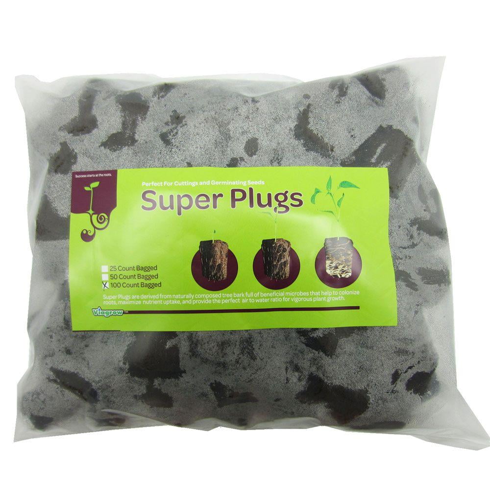 Super Plugs 100 Organic Seed Starter Plugs - Walmart.com - Walmart.com